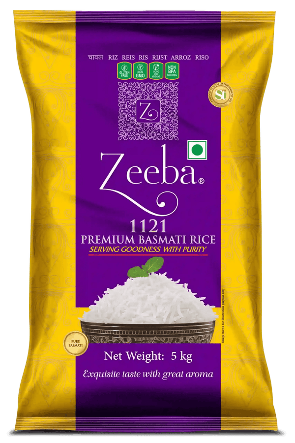 Zeeba Premium Basmati Rice 5Kg - AL MODINA