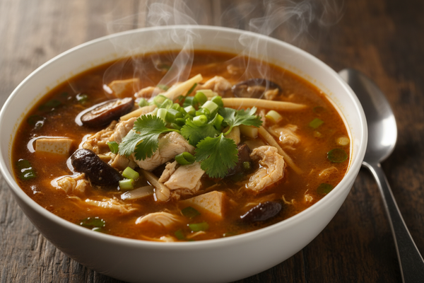 Hot & Sour Chicken Soup Recipe | Simple, Healthy & Delicious- AL MODIN ...