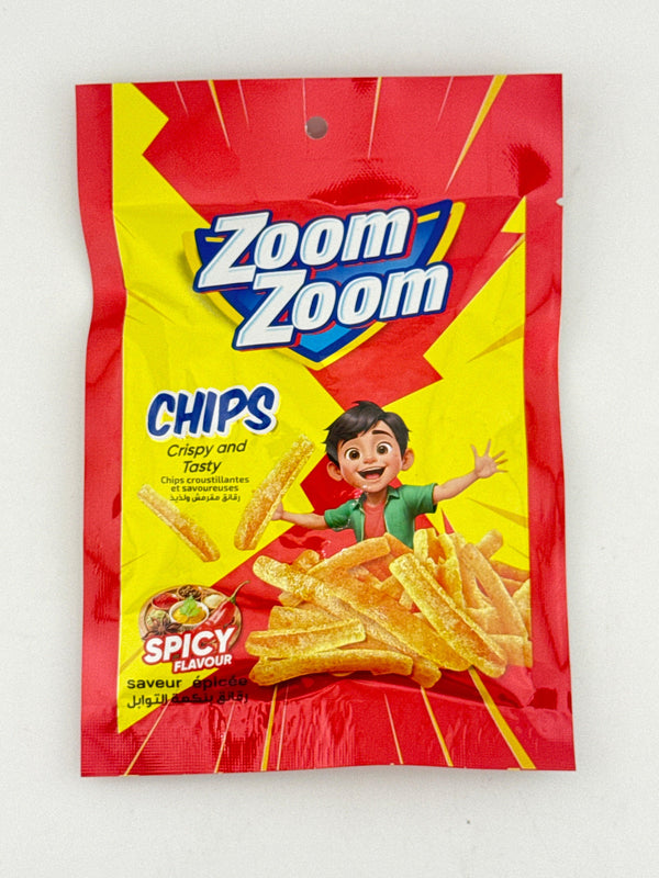 ZOOM ZOOM Chips 20g – Indonesian Spicy Crispy Snack | AL MODINA Japan